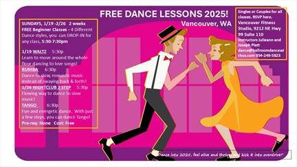 Lesson Listed On Portland Dancing